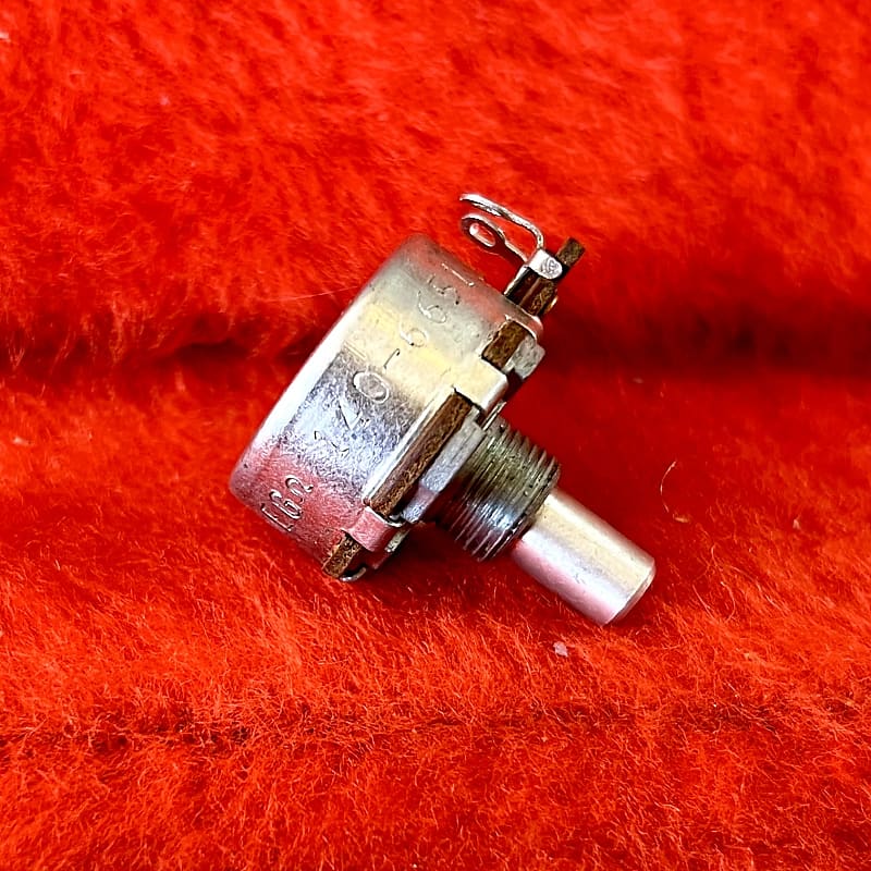 Clarostat 1 MEG Audio taper pot 1966 fender telecaster | Reverb