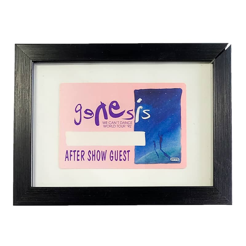 1992 GENESIS AFTERSHOW BACKSTAGE PASS | Reverb