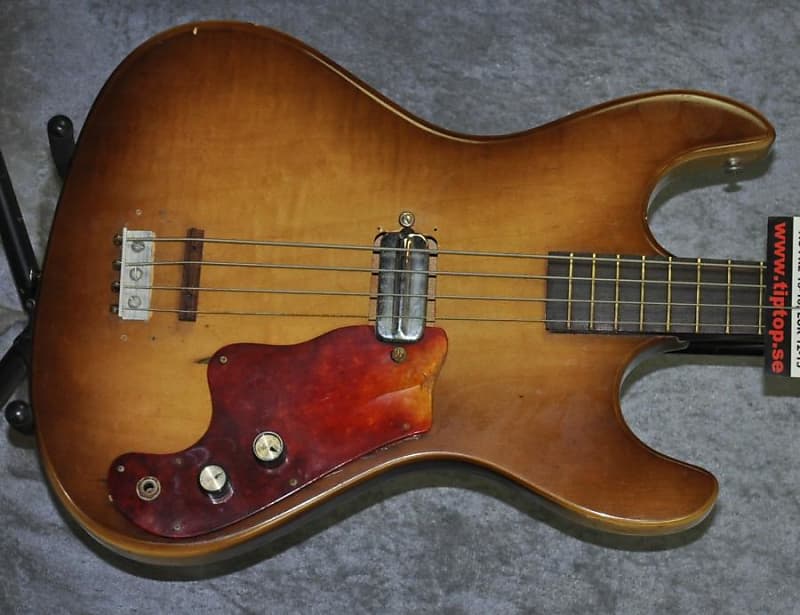 Kay Electric Bass Deluxe model 5923 1965 ca - Sunburst | Reverb