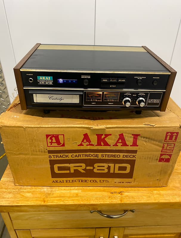 Akai CR-81D 1972 - 8 Track Stereo Cartridge Recorder (Rare) | Reverb