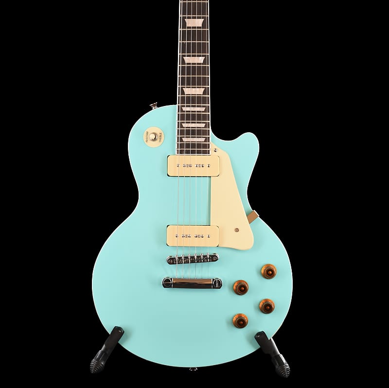 Unbranded Single Cut P90 - Pastel Blue | Reverb