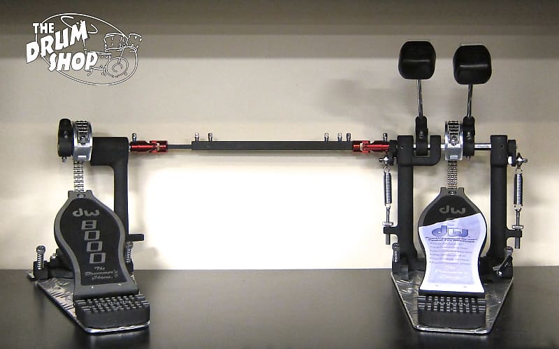 DW 8000 Series Double Pedal w/ Bag | Reverb