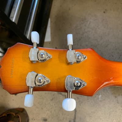 Left Handed Epiphone Viola Bass 1998 Vintage Sunburst/ with | Reverb