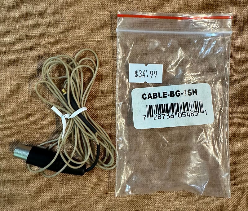 Morgan Cable BG-1SH Headset In-Ear Monitor Cable New in | Reverb