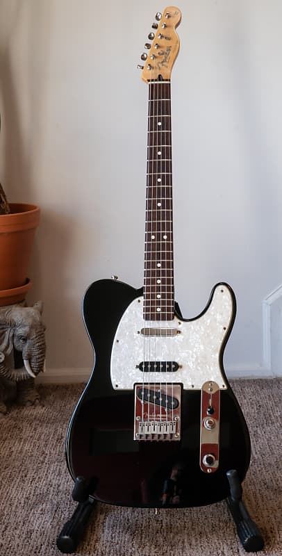 Fender Deluxe Nashville Power Telecaster Black W/ Fishman | Reverb