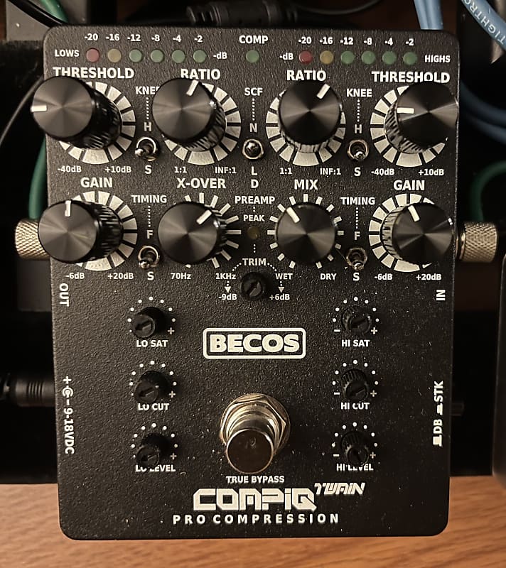 BECOS CompIQ TWAIN Pro Dual Band / Stacked Compressor for | Reverb