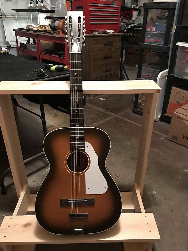 Silvertone 12-String 1960s Sunburst Acoustic Guitar | Reverb