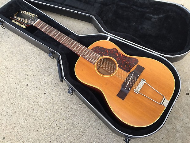 Gibson 1969 B-25-12N vintage 12 string acoustic guitar w/ | Reverb