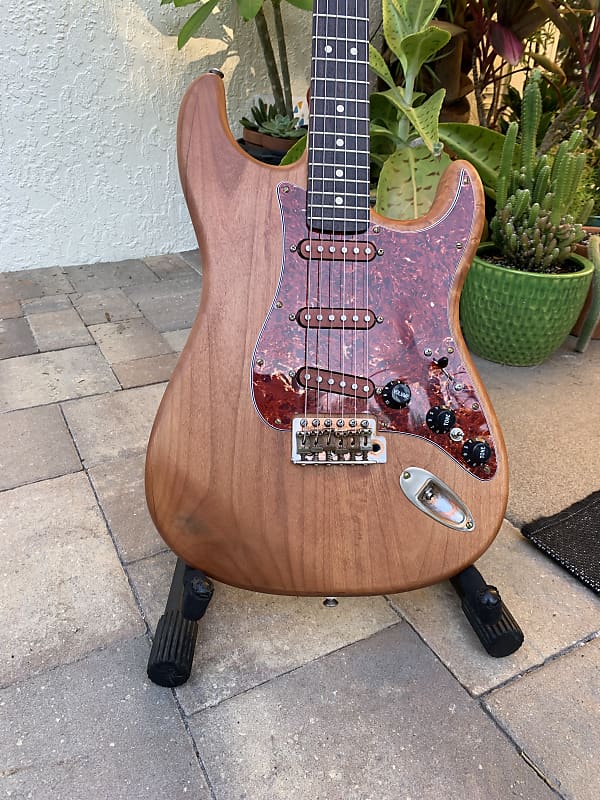 Warmoth Strat neck with alder body | Reverb