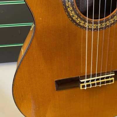 Cuenca Model 40 Natural Gloss Classical Guitar w/ Hard Case | Reverb