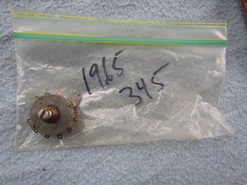1965 Gibson Vari Tone Rotary Switch Fits Gibson ES-345 or | Reverb