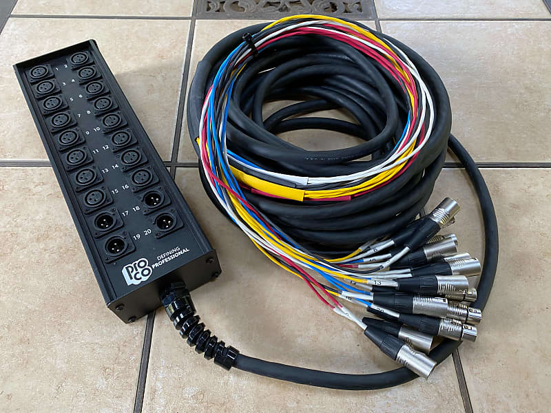 ProCo SMA1604FBX-50 SMA Series 16x4 Stage Snake with XLR | Reverb