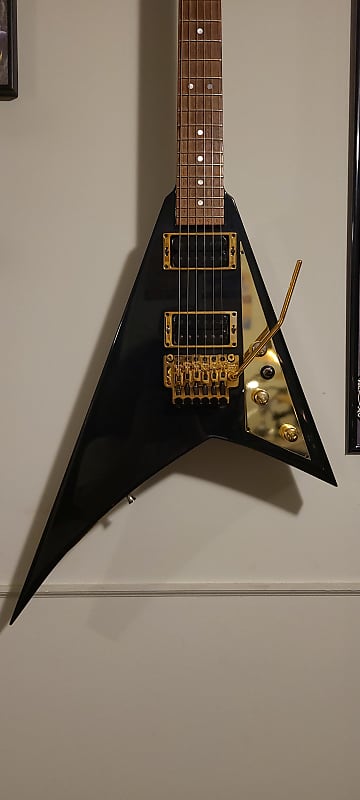 Jackson RR1 Custom Shop 1990 #RR2608 - Midnight Black | Reverb