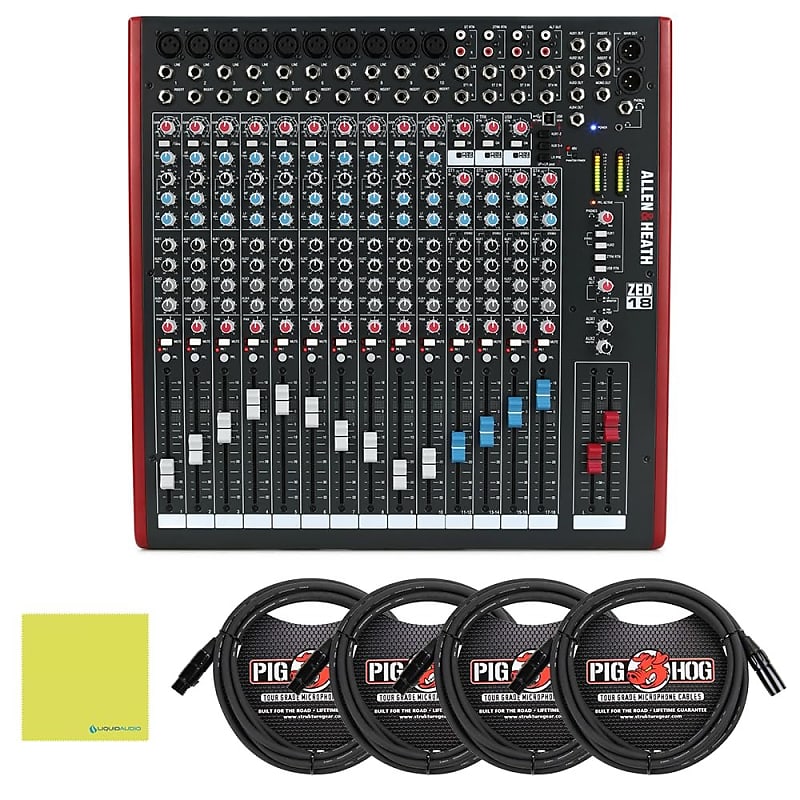 Allen & Heath ZED-18 Multipurpose Mixer for Live Sound and | Reverb