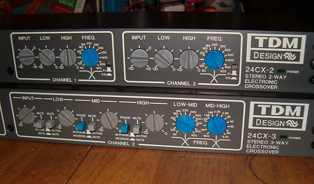 TDM 24 CX-3 electronic three way stereo crossover | Reverb