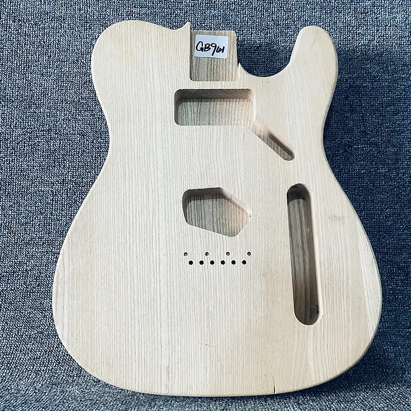 Solid Ash Wood Telecaster Tele Style Guitar Body DIY Project | Reverb