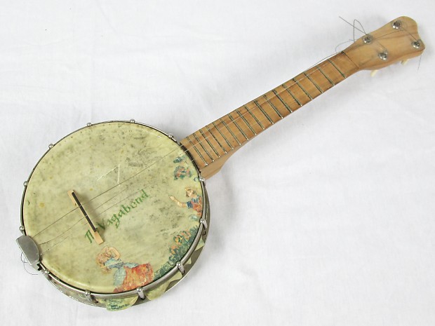Maxitone Banjo Ukulele 1920s Banjolele U King F Holes Gumby | Reverb