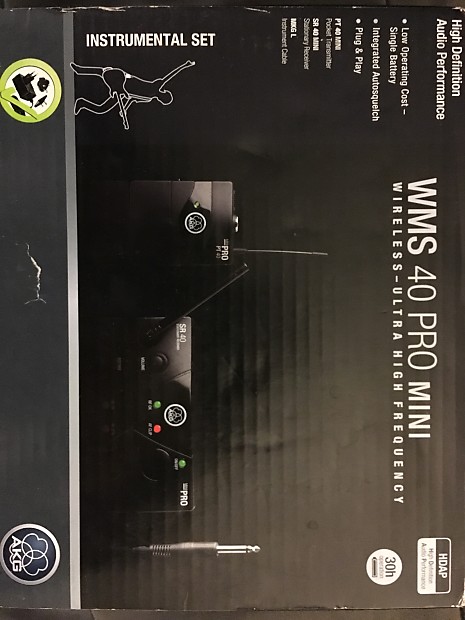 AKG WMS 40 Pro Mini 2016 Black | Reverb