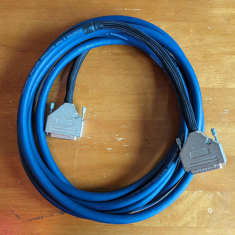VDC Van Damme DB25m-DB25f 4m Blue Series 8-Way Studio | Reverb UK