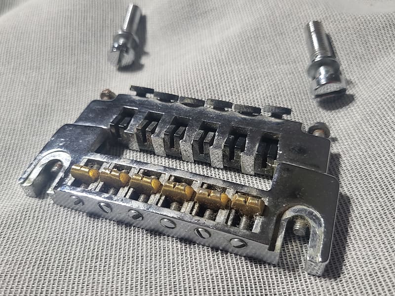 70's Schaller 456 Fine Tuning Bridge/Tailpiece - | Reverb Australia