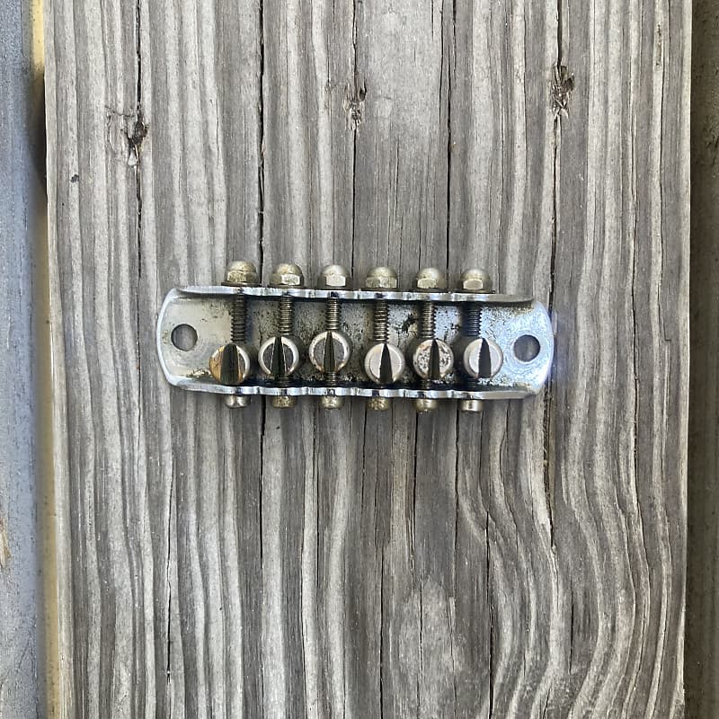 Mosrite Adjustable bridge 60s Celebrity 60s - Chrome Vintage | Reverb