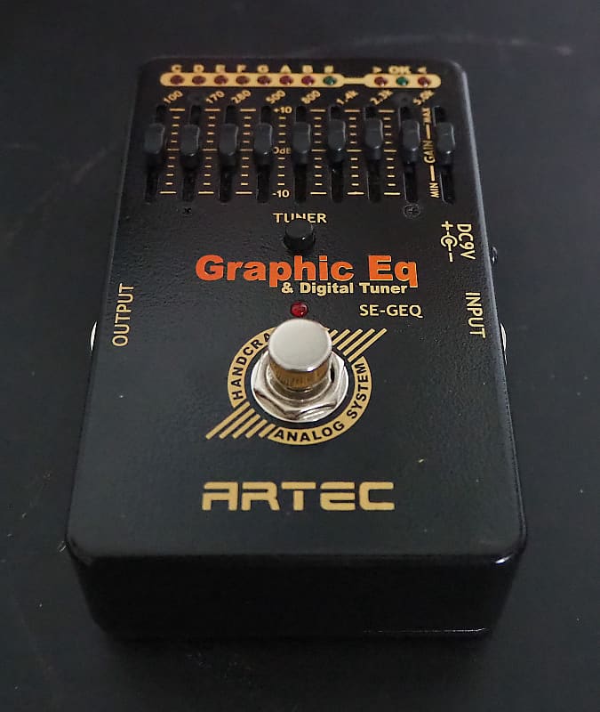 ARTEC SE-GEQ | Graphit Equalizer + Digital Tuner | Reverb