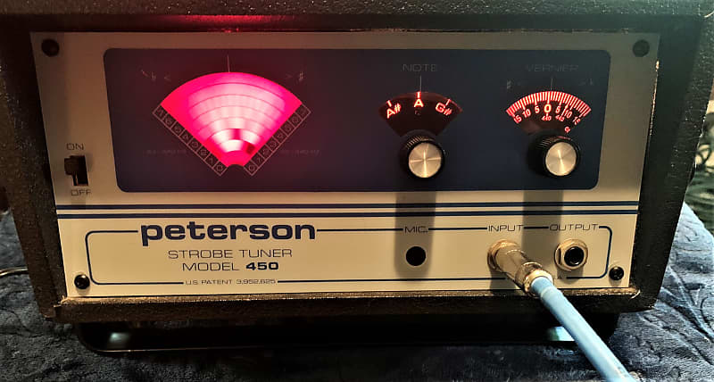 Peterson Strobe Tuner Model 450 - Free shipping | Reverb