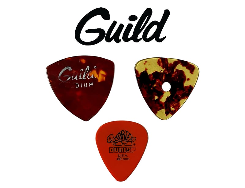 Guild Vintage Guitar Pick 1960-1970 Tortoise Shell | Reverb