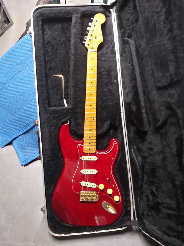 Squier Stratocaster Partscaster Pro Tone W/ Harshell case | Reverb
