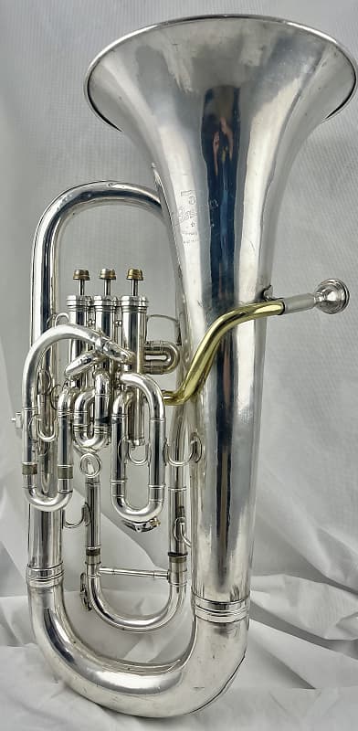 Besson 3 valve 1958 - Silver Euphonium | Reverb