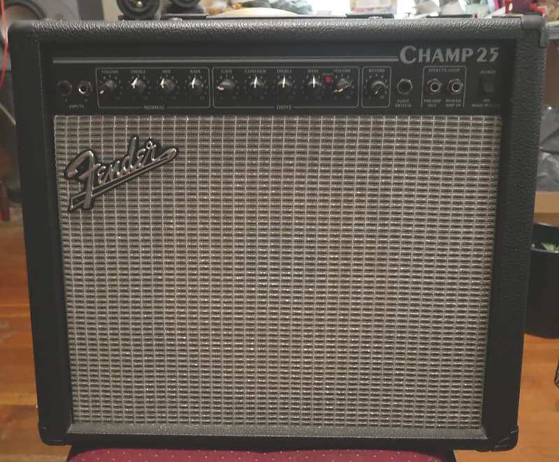 Fender Champ 25 Guitar Amp Amplifier | Reverb