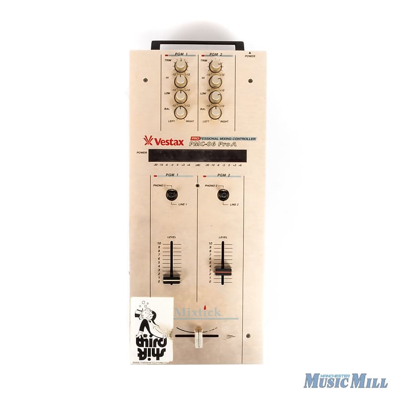 Vestax PMC-06 PRO A Ultra-Slim Two-Channel DJ Mixer with | Reverb