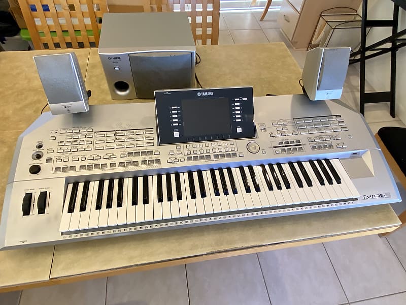 Yamaha Tyros 2 with Speakers & Hard Case | Reverb