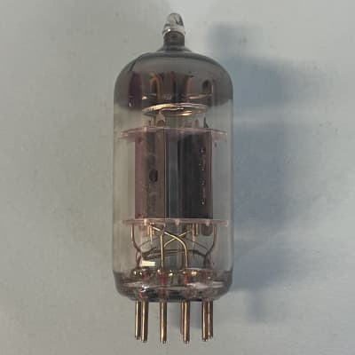 1960s Mullard 12AX7 ECC83 Vintage IEC Short Plate Halo Getter | Reverb