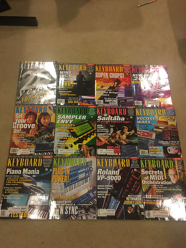 Keyboard Magazine 2000 - All Issues; Jan-Dec. | Reverb