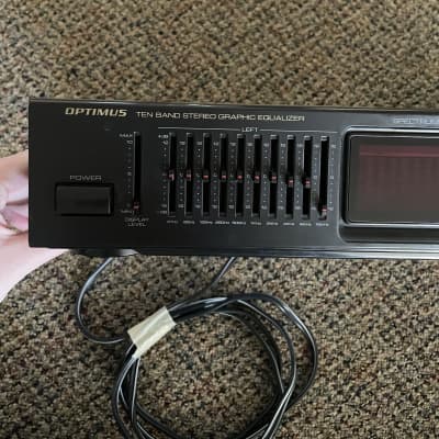 Optimus Ten Band Stereo Graphic Equalizer | Reverb