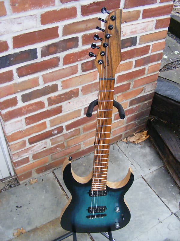 Glaz Customs SJ SUPER STRAT 2018-2020 - Blue Burst Satin | Reverb