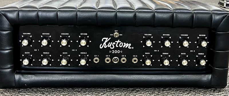 Kustom 1970s Model K 200B 5 Tuck N Roll Vintage PA Amplifier | Reverb