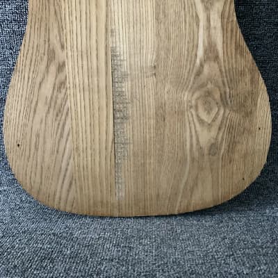 Unfinished Solid Ash Raw Material Guitar Body Double Cutaway | Reverb