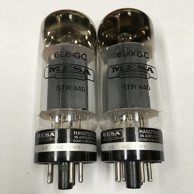 1 Pair Computer Matched Mesa Boogie STR 440 6L6 GC | Reverb