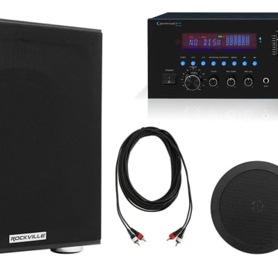 Technical Pro RX55URIBT Home Receiver+(2) 5.25" Black Ceiling | Reverb