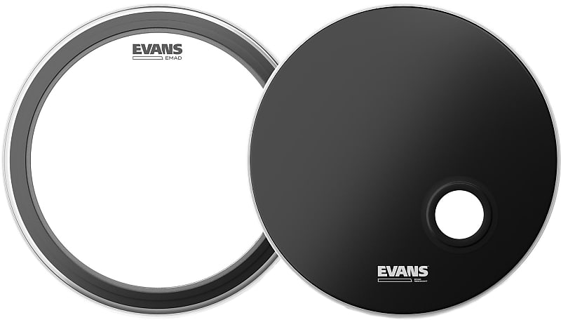 Evans EMAD Bass Drum System Bundle - 18 inch (2-pack) Bundle | Reverb