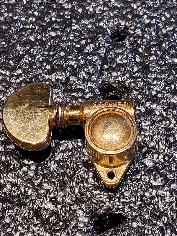 (#T257) Grover USA Gold Die-Cast Tuner Treble Side | Reverb