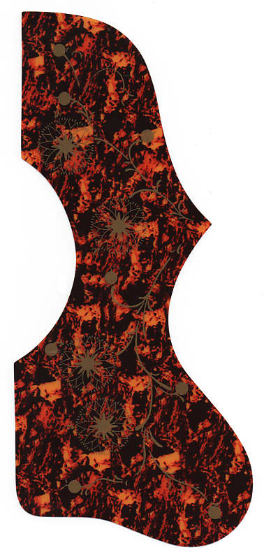 Fox Guitars Tortoise Shell Vintage Guitar Pickguard for | Reverb