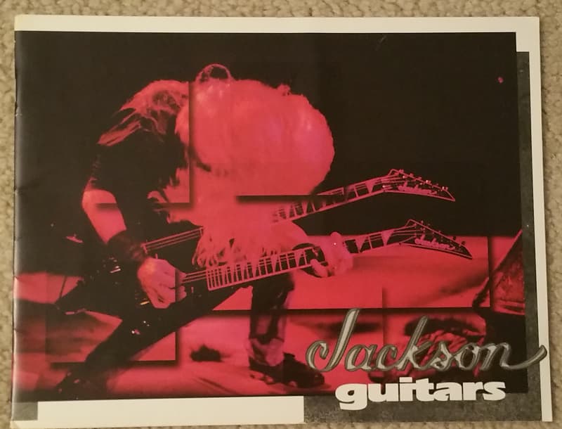Jackson Guitar Catalog w/ Price List / Spec Sheet 1999 | Reverb