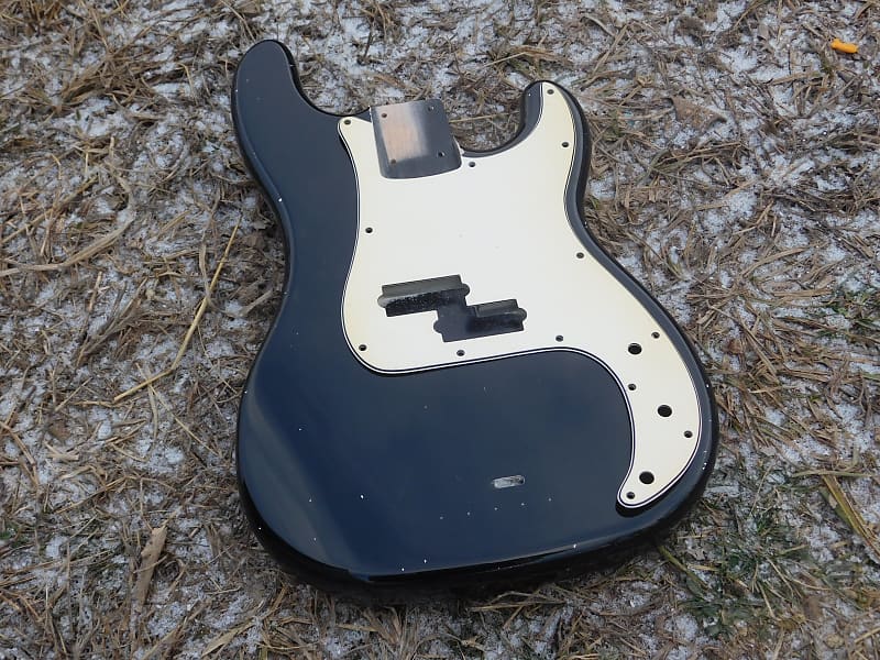 BloomDoom Nitro Lacquer Aged Relic Black P-Style Bass Vintage | Reverb