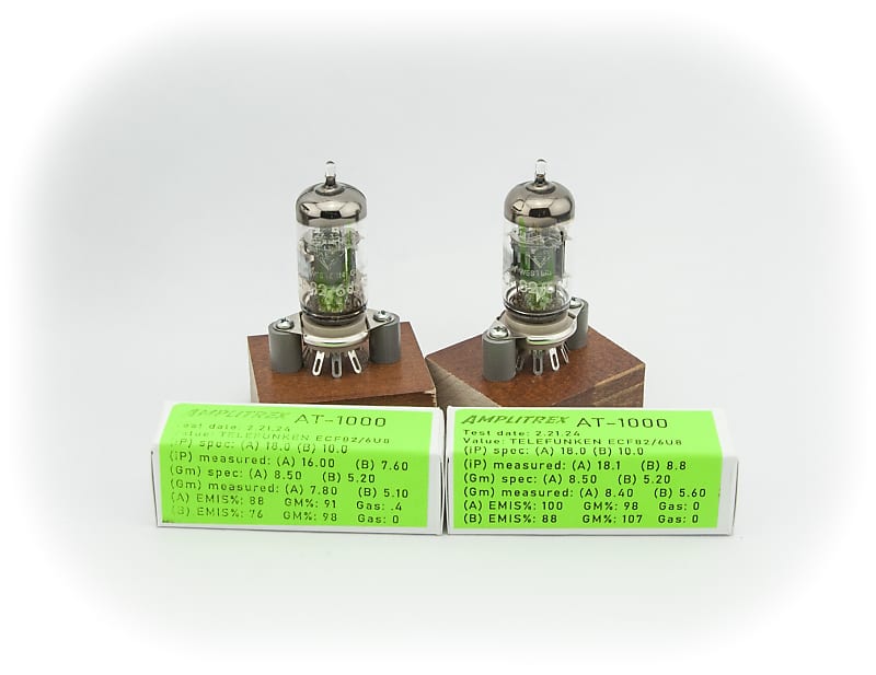 Telefunken ECF82/6U8 Tubes Pair | Reverb