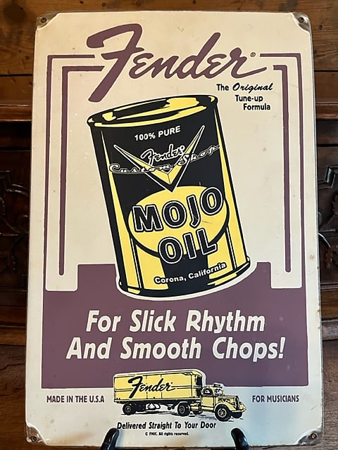 Fender Fender Custom Shop Sign 1990's | Reverb UK