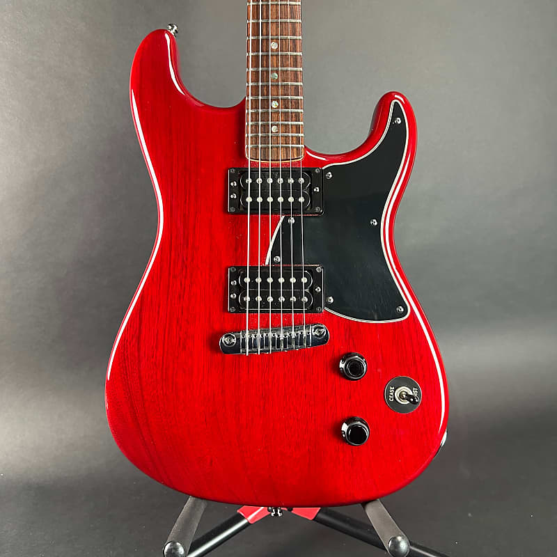 Used Fender Stratosonic HH Crimson Red w/case TSU18026 | Reverb