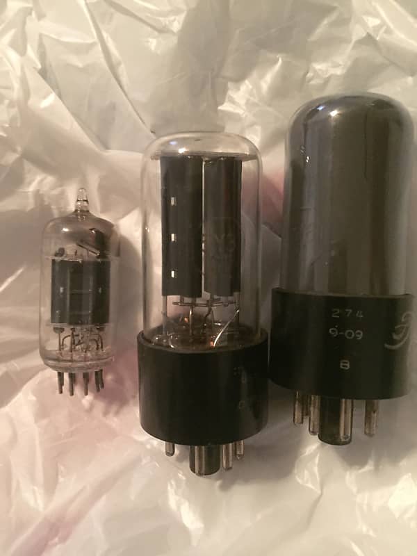 12AX7 6V6GT 5Y3GT RCA Fender Champ tube set 1940’s 1950’s | Reverb